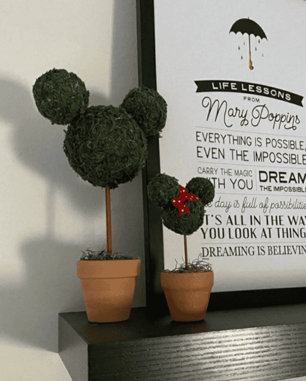 Mickey and Minnie Topiaries Add Plenty of Disney Charm - Decor