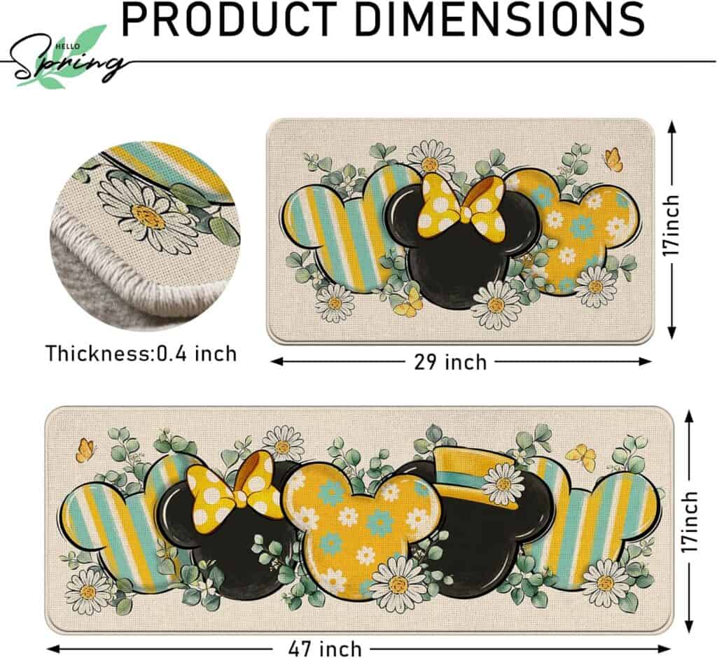 Disney Discovery: Spring Mouse Rug Set - home
