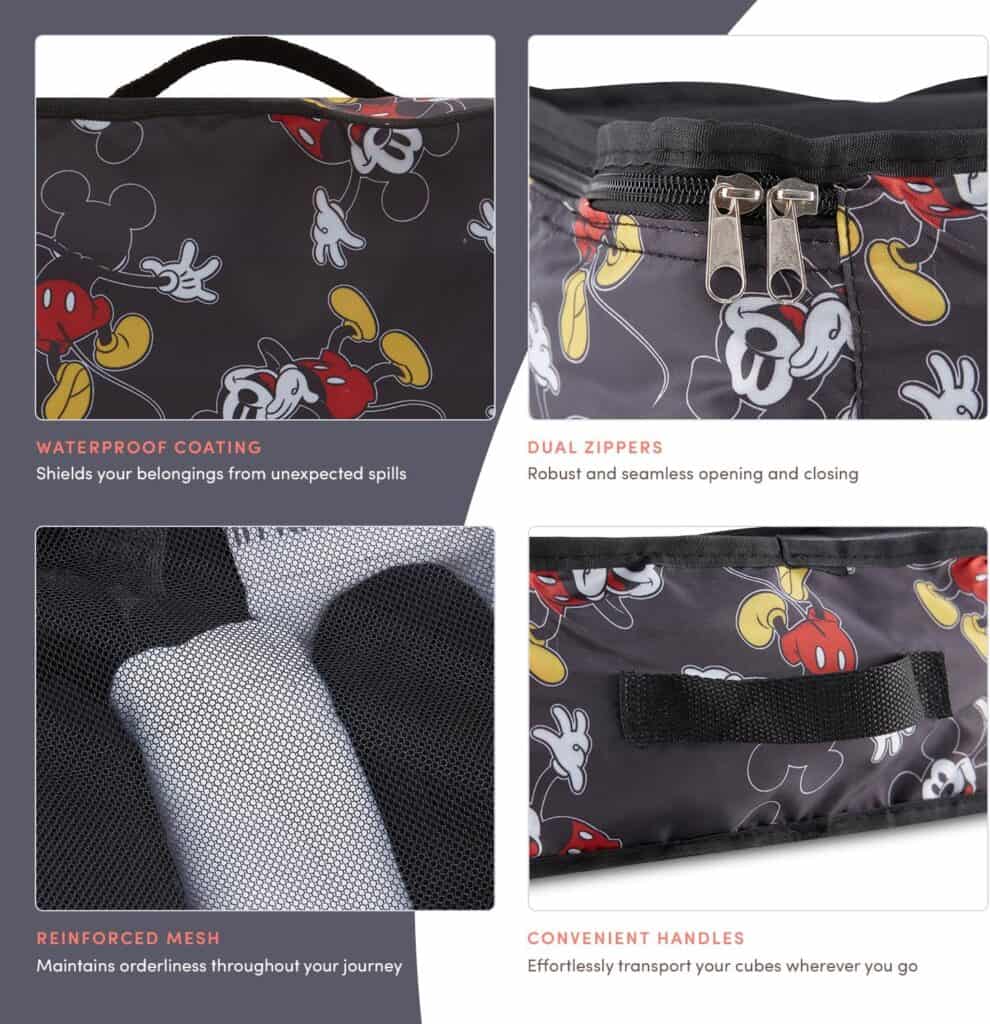 Disney Discovery: Mickey and Minnie Packing Cubes - Travel