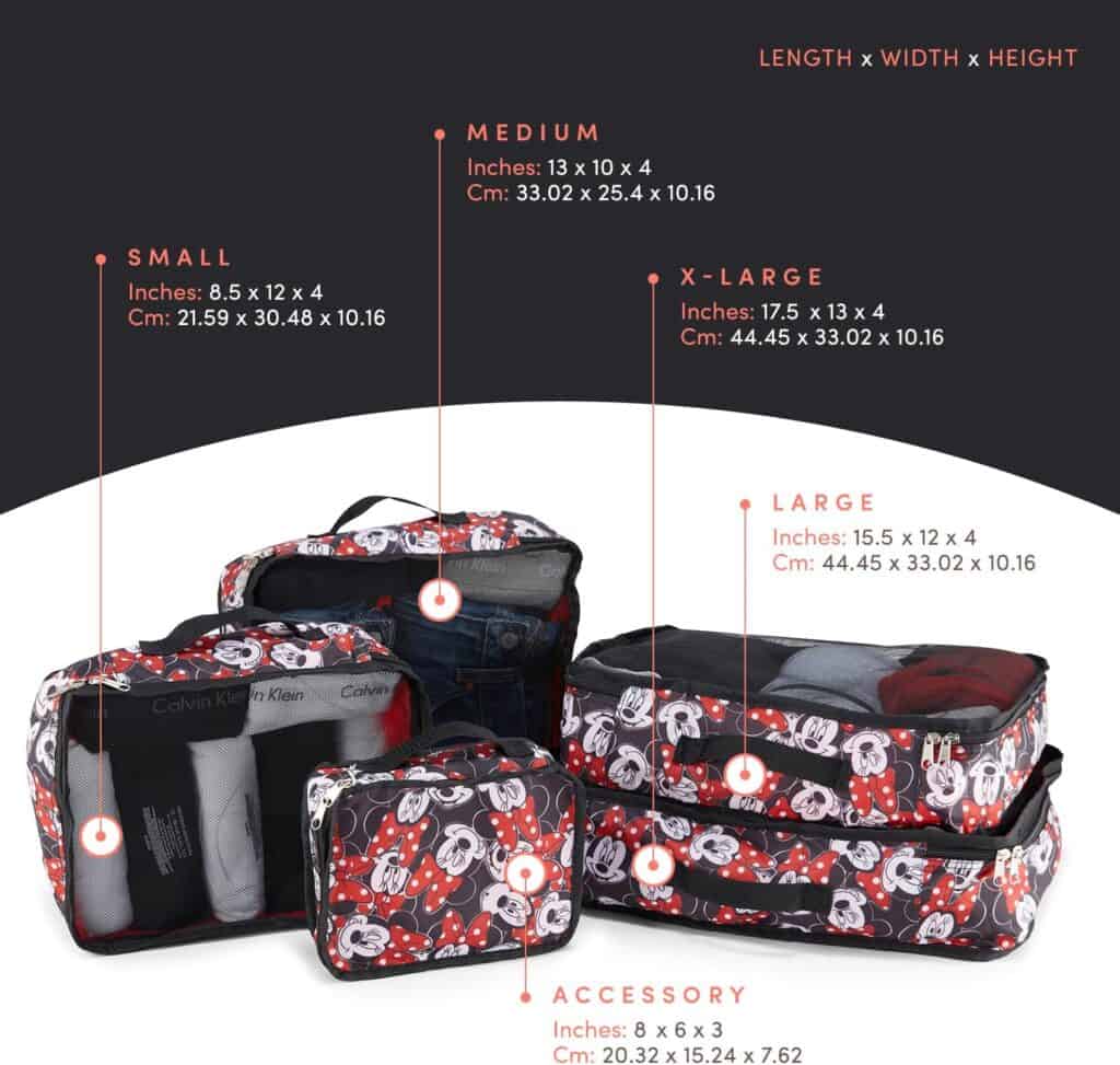 Disney Discovery: Mickey and Minnie Packing Cubes - Travel
