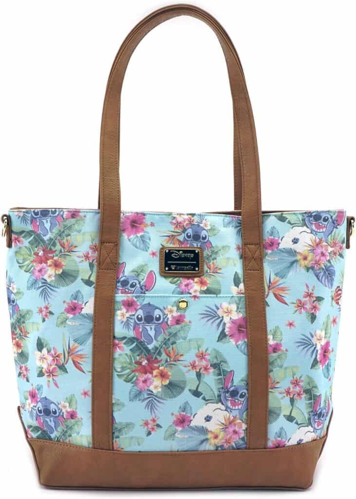 Disney Discovery: Stitch Loungefly Canvas Tote - loungefly