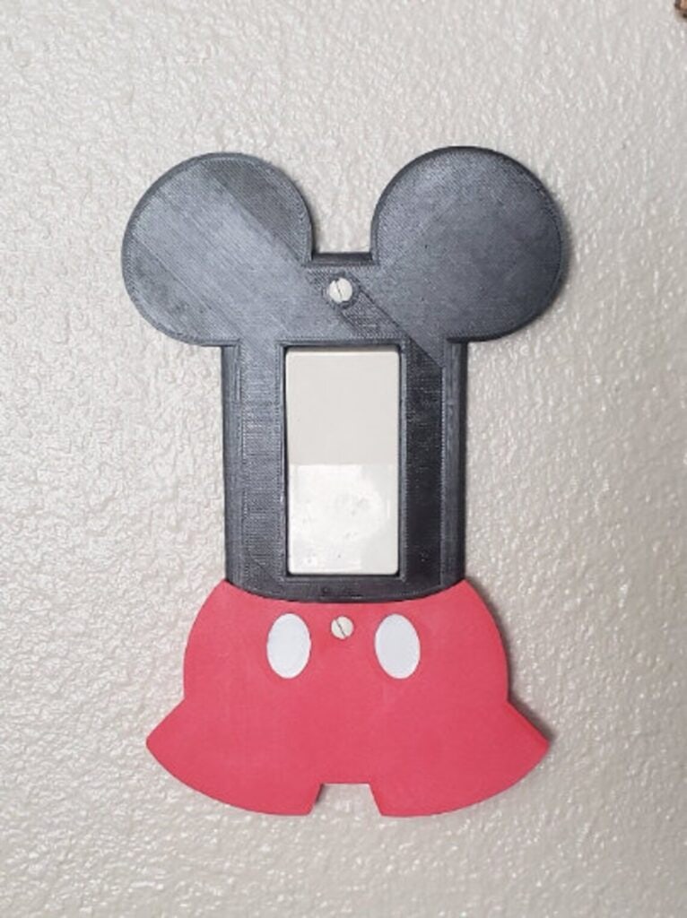 Mickey Mouse Light Switch Cover Adds Easy Magic - Decor