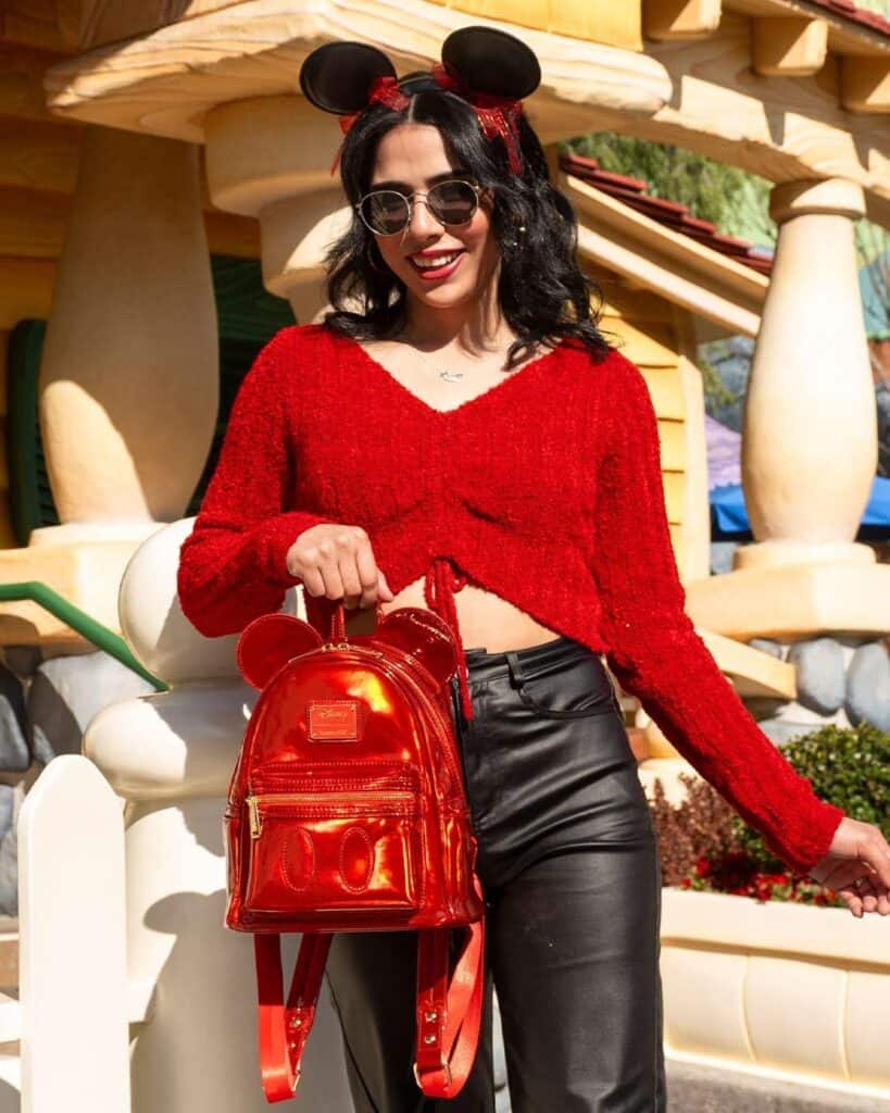 Disney Discovery: Holographic Mickey Loungefly Backpacks - loungefly