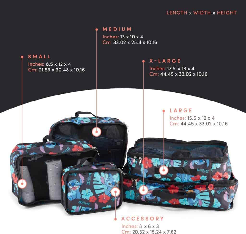 Disney Discovery: Stitch Packing Cube Set - bags