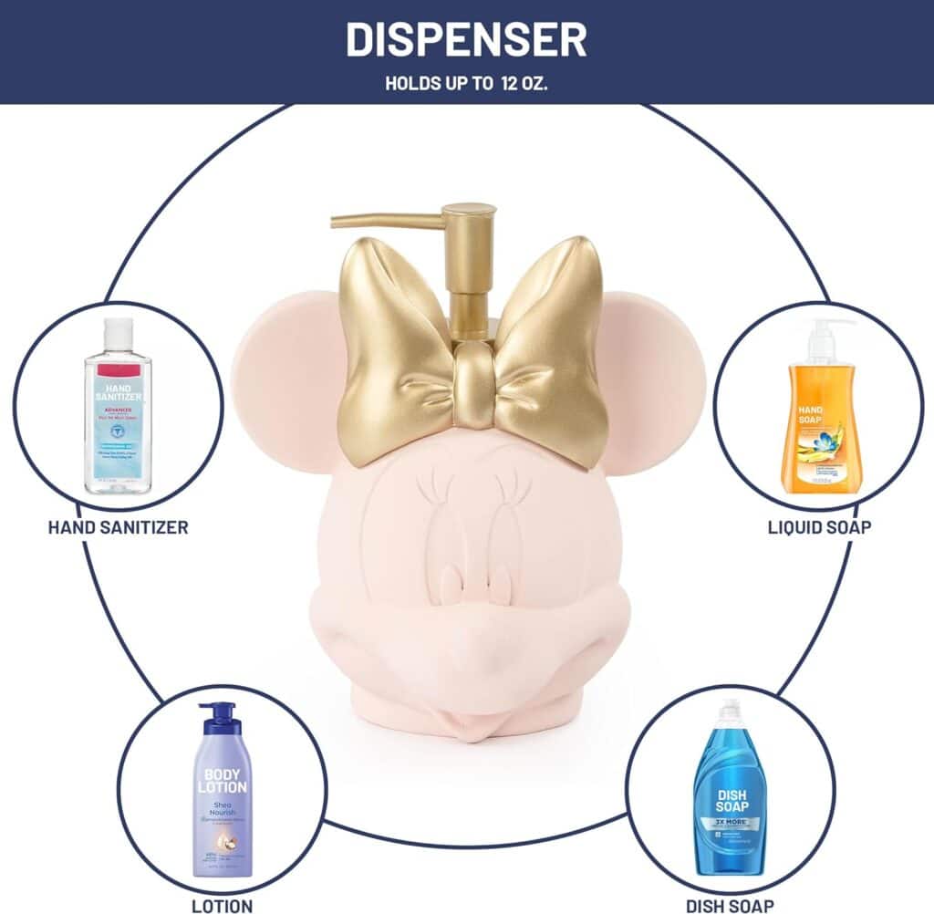 Disney Discovery: Blush Minnie Bathroom Set - Decor