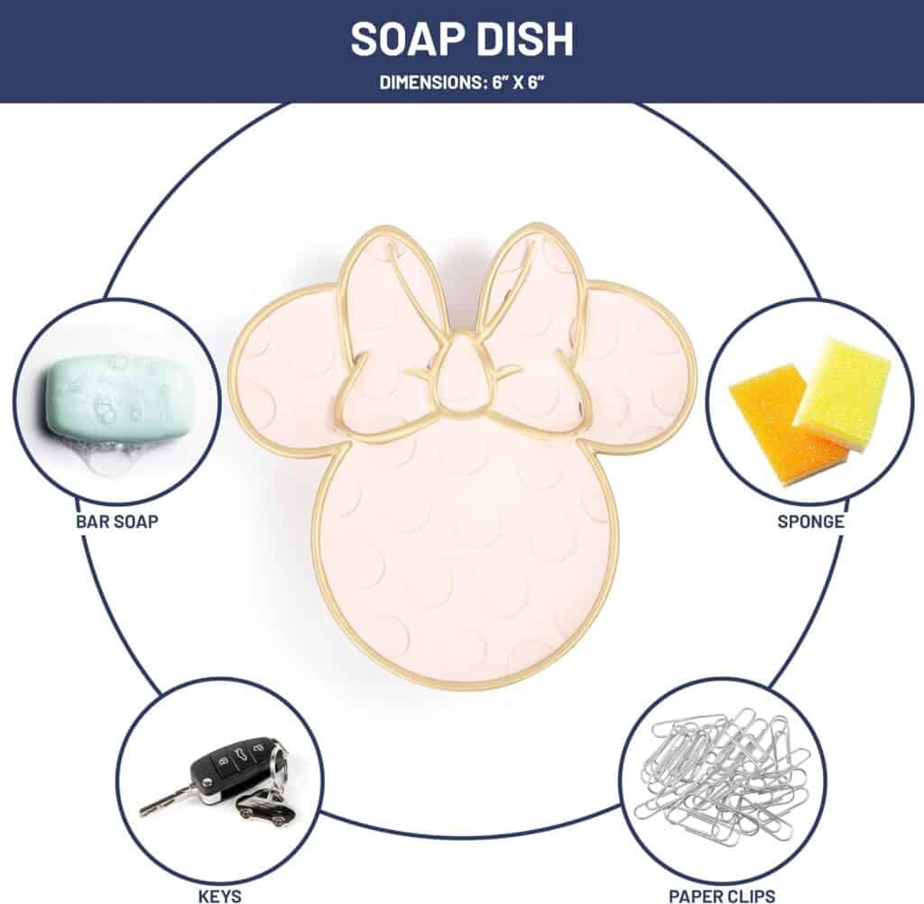 Disney Discovery: Blush Minnie Bathroom Set - Decor