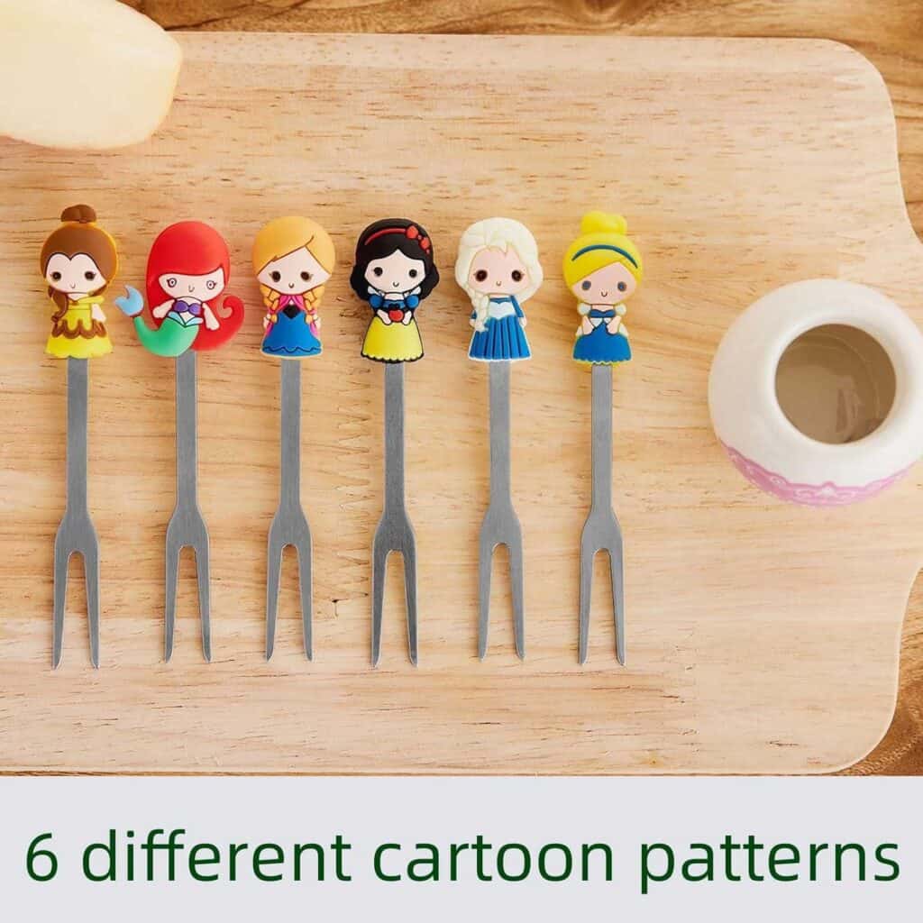 Disney Discovery: Princess Fruit Fork Set - home