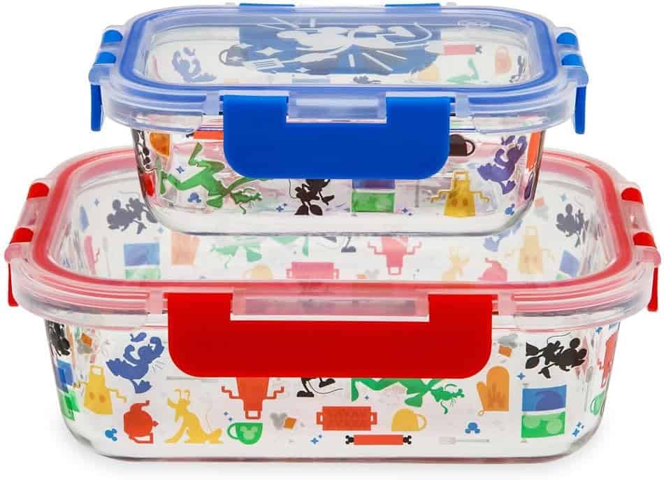 Disney Discovery: Character Glass Storage Containers - home
