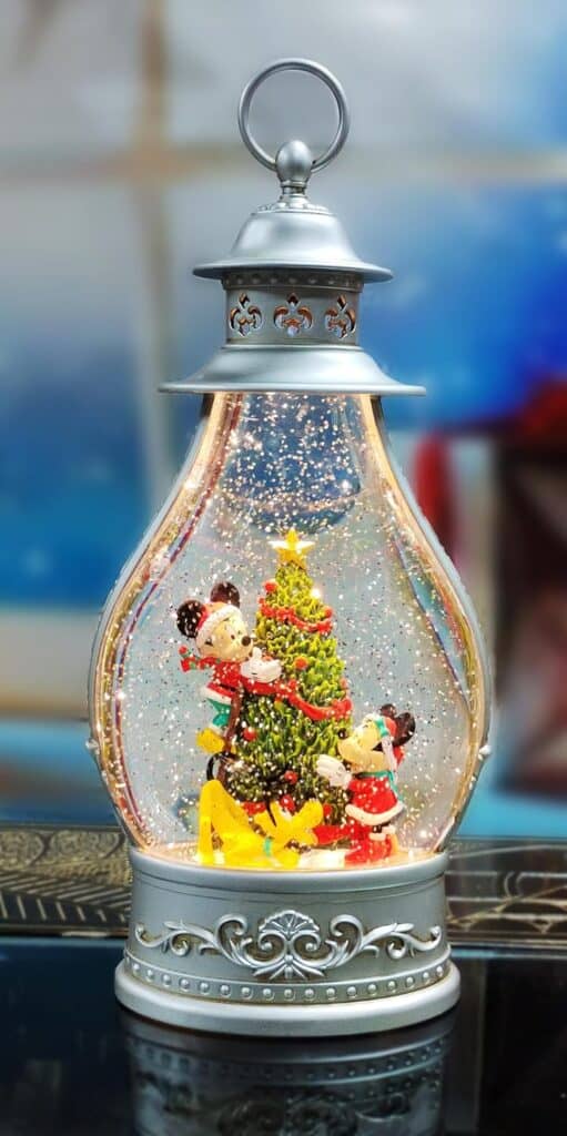Disney Discovery: Christmas Spinning Glitter Lantern - Decor