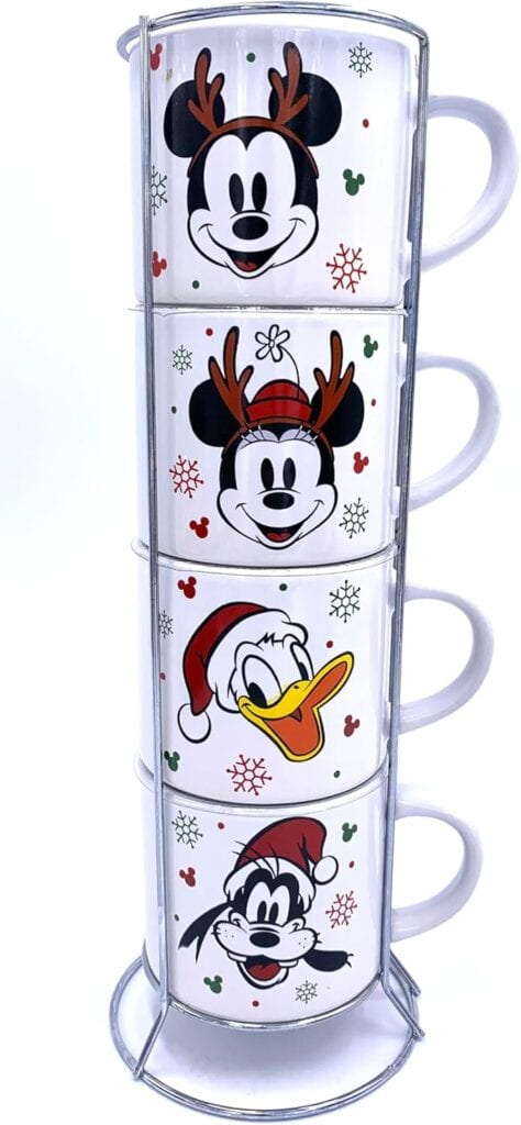 Disney Discovery: Holiday Character Stacking Mugs - home