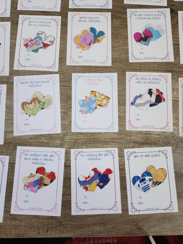 Express Your Feelings with Disney Character Heart Valentines - Decor