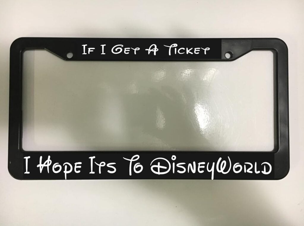 Disney Discovery: Disney License Plate Frames
