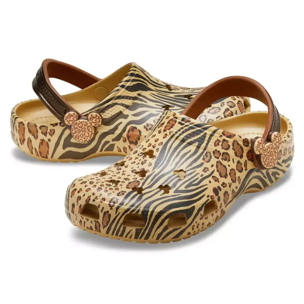 We're Wild About Mickey Animal Print Crocs! - Fashion