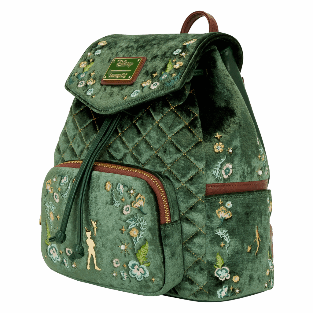 Loungefly Goes to Never Land with New Peter Pan Velvet Bags - bags
